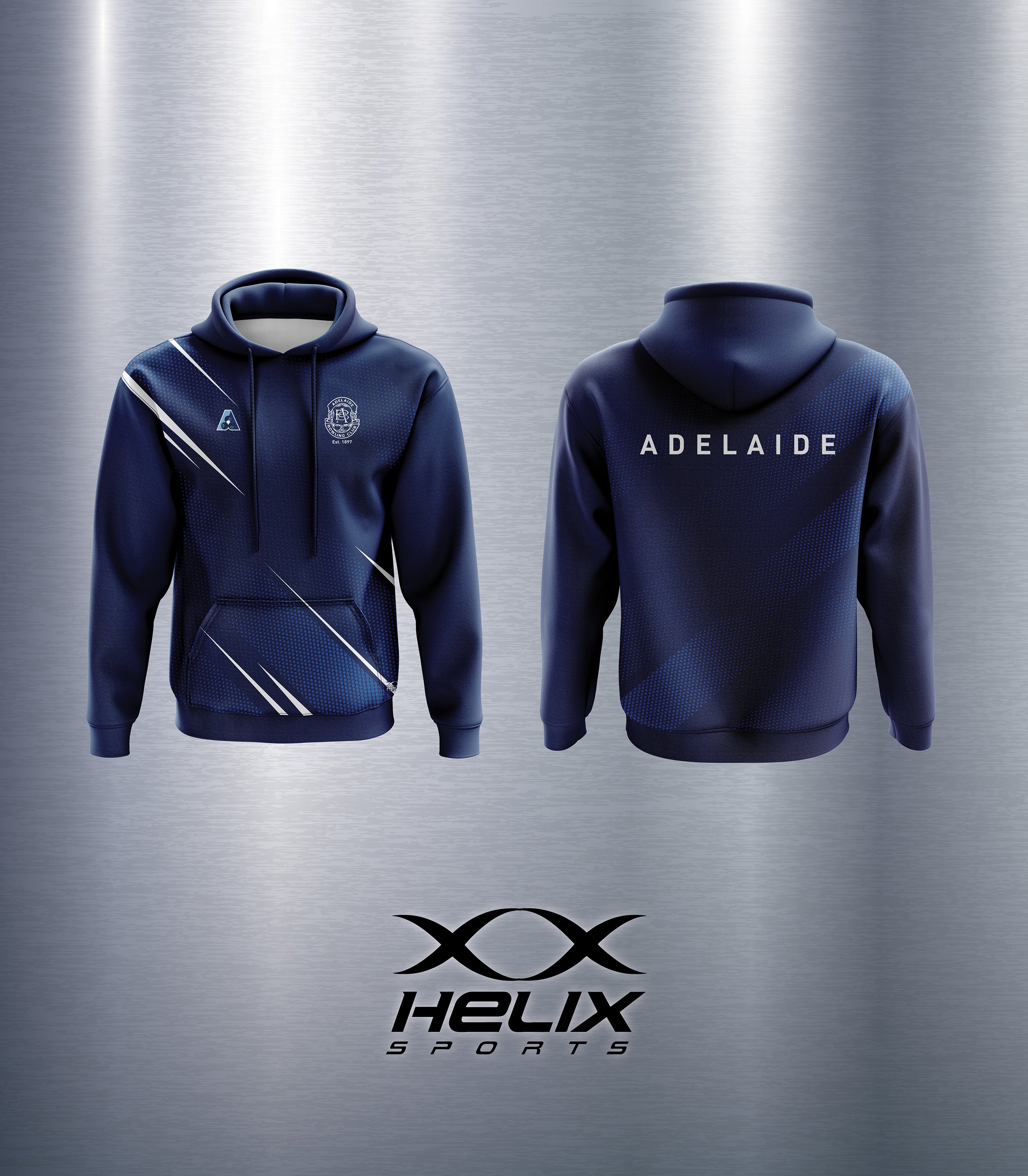Adelaide Bowling Club - Fleece Hoodie – Helix Sports